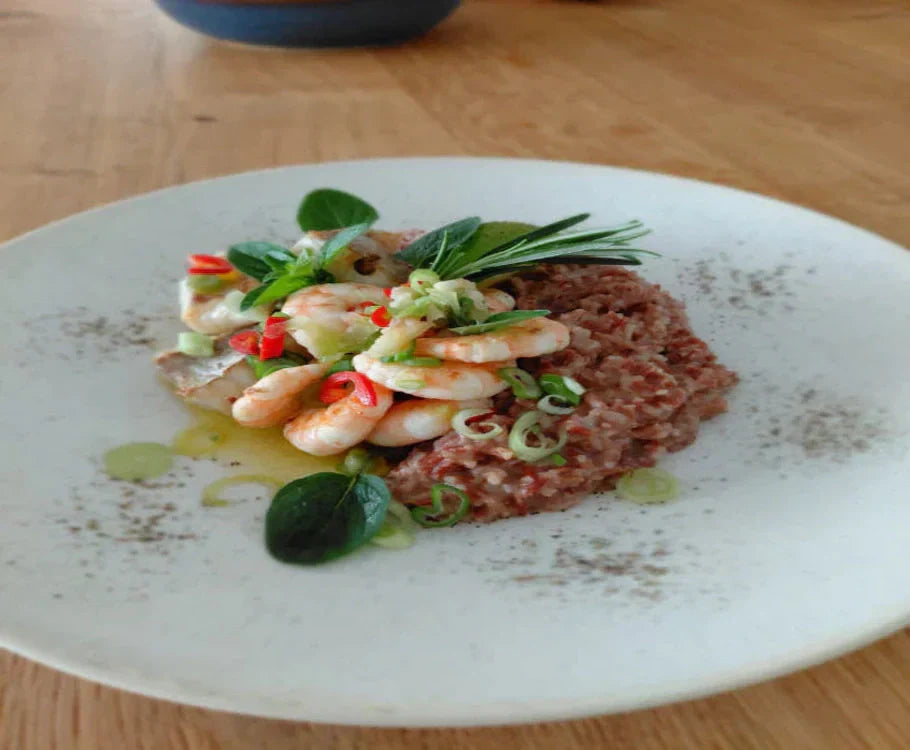 Rezept Für Roten Reis Mit Zander Und Garnelen | Hi-Rice